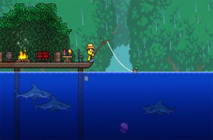How to get fishing bait in Terraria - Gamepur