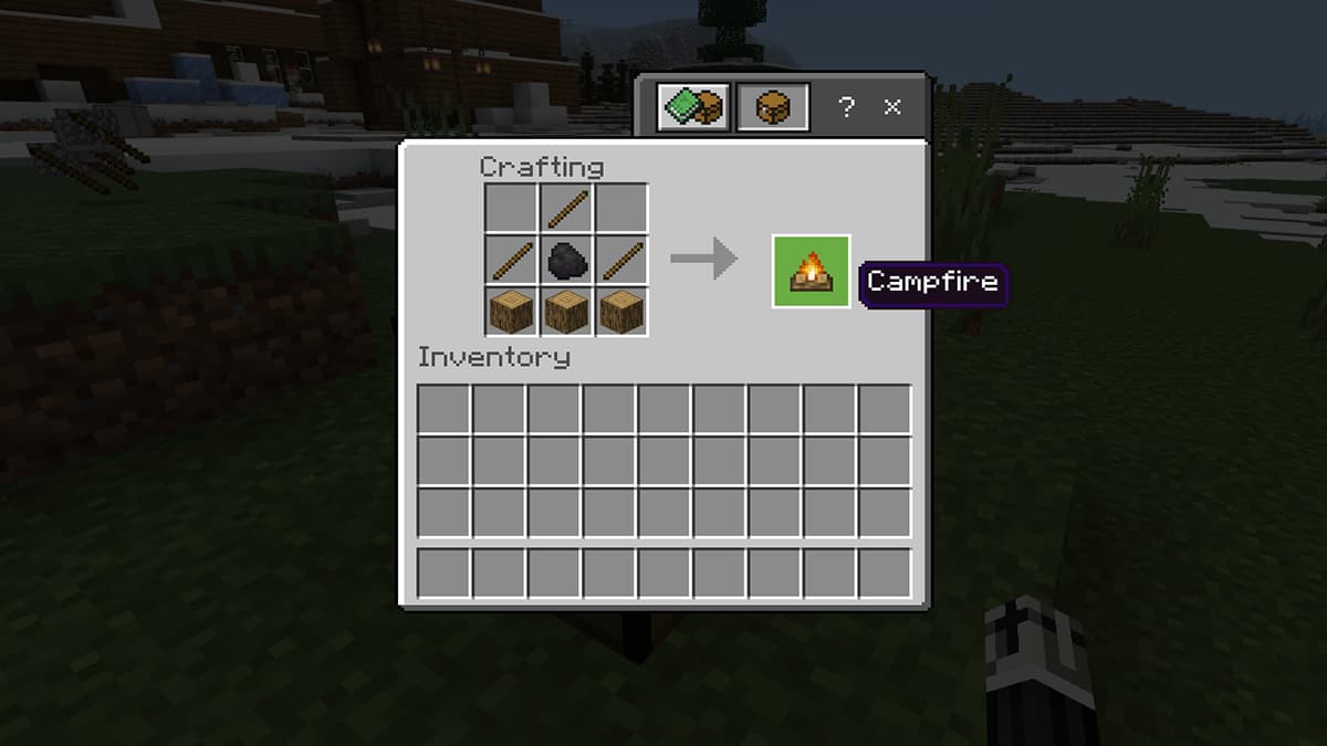 How to make a Campfire in Minecraft - Gamepur