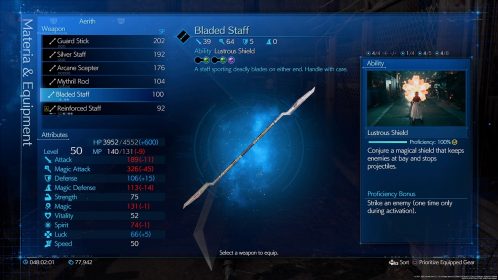 How to get Aerith's Bladed Staff in Final Fantasy VII Remake - Gamepur