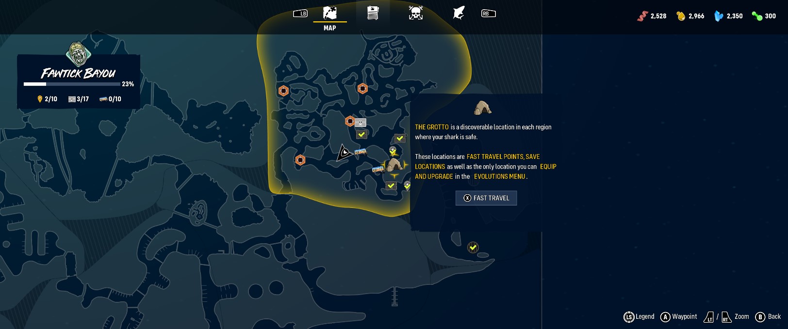 How to use your map in Maneater - Gamepur