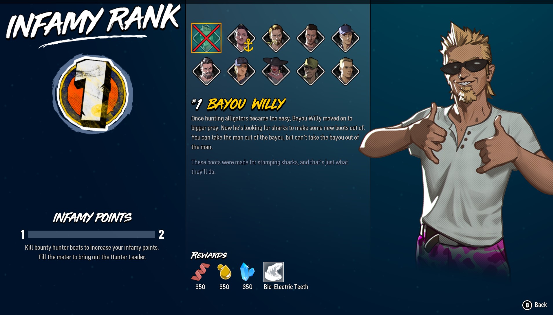 How to increase infamy level in Maneater - Gamepur