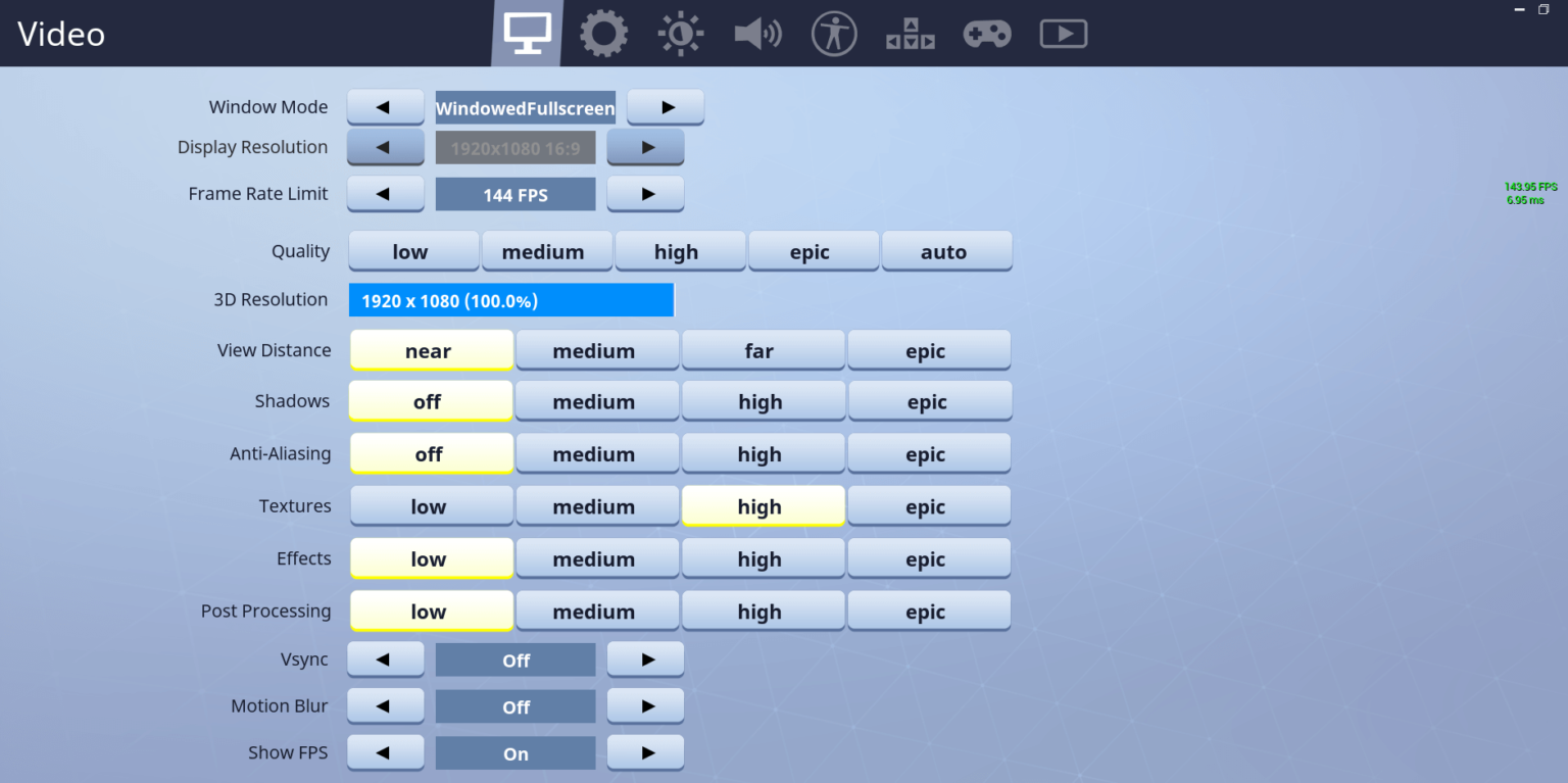 The best monitor settings for Fortnite - Gamepur