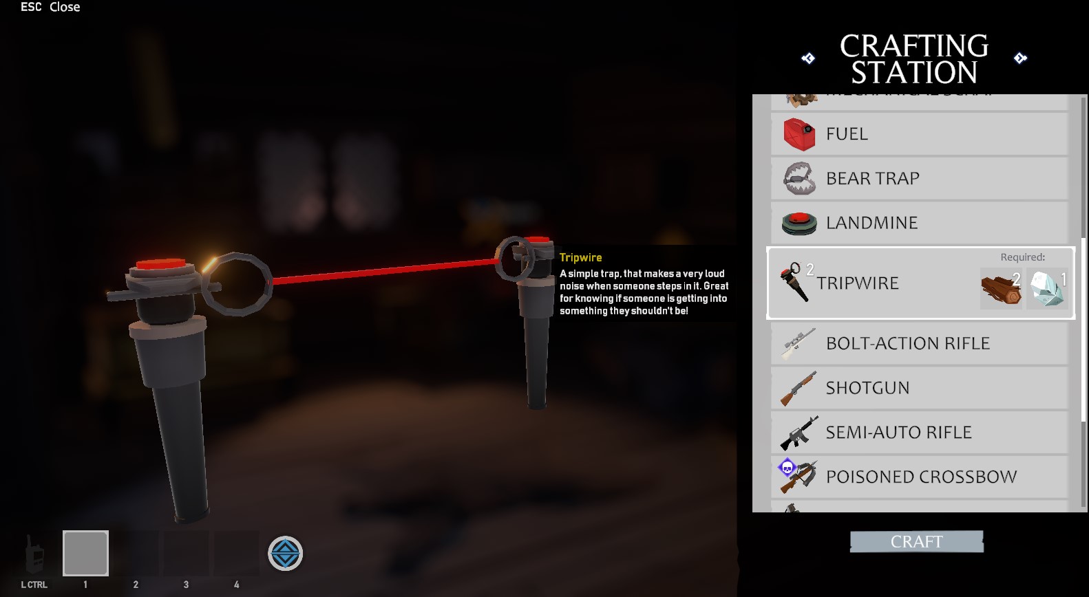 How to make and use the tripwire in Project Winter - Gamepur