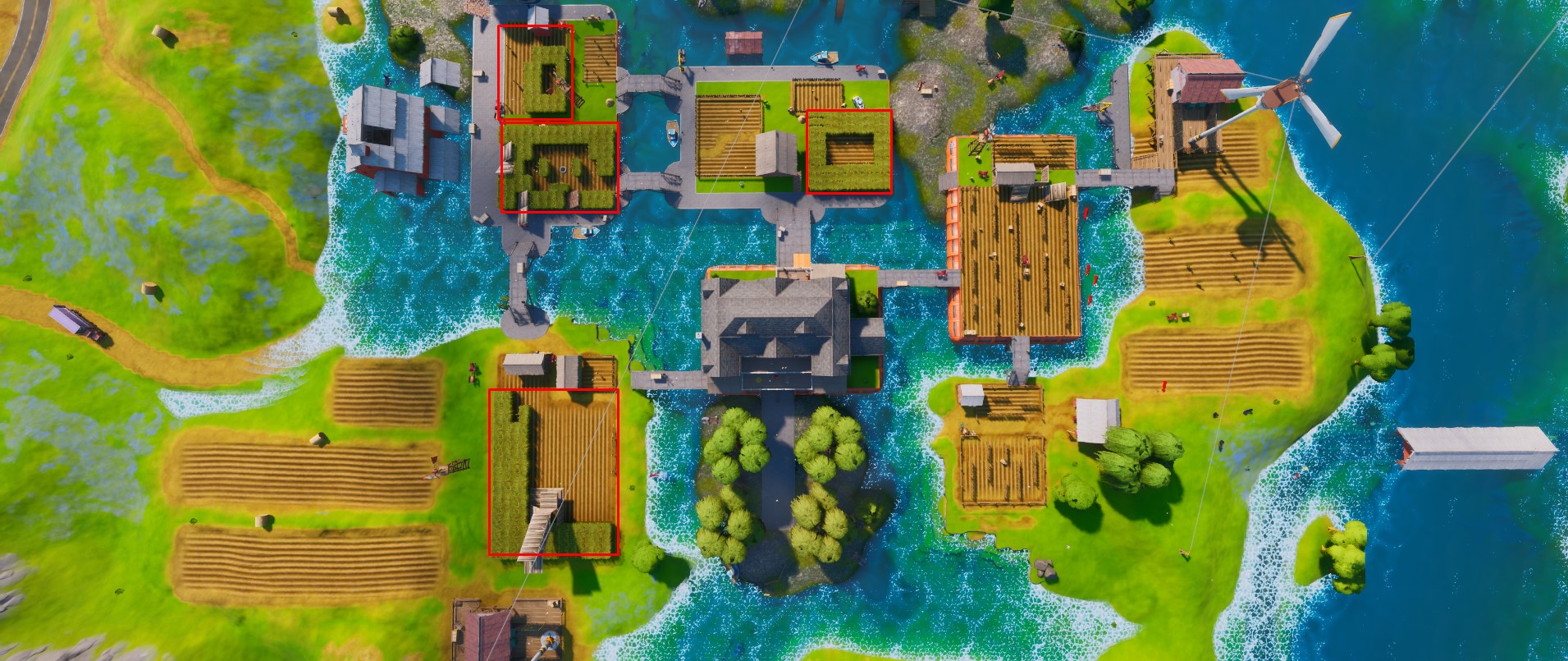 How to deal damage from inside a cornfield at Frenzy Farm in Fortnite ...