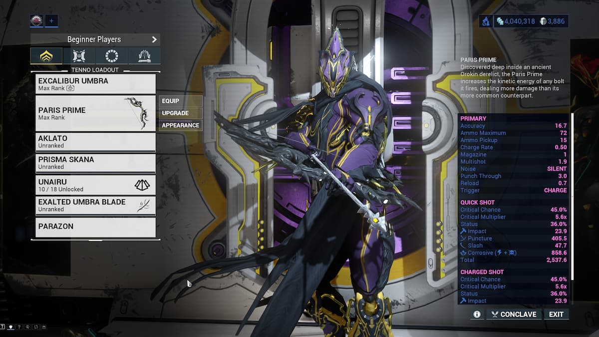 The ten best Warframe builds and load-outs for new players - Gamepur