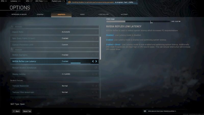 How to enable Nvidia Reflex in Call of Duty: Warzone | Gamepur