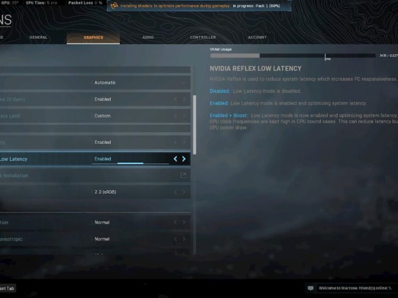 How to enable Nvidia Reflex in Call of Duty: Warzone | Gamepur