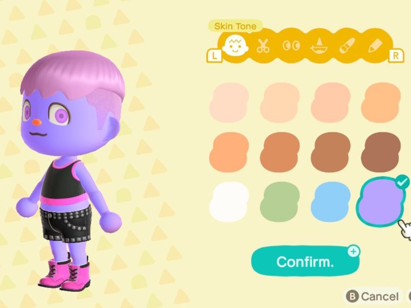 How to make your eyes and skin unnatural colors in Animal Crossing: New ...