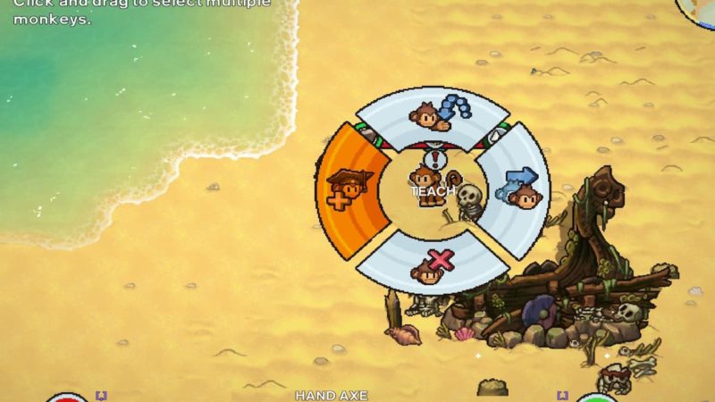 How to teach a monkey in The Survivalists - Gamepur