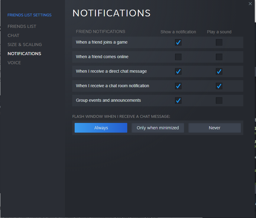 How to disable Steam Notifications for Friends - Gamepur