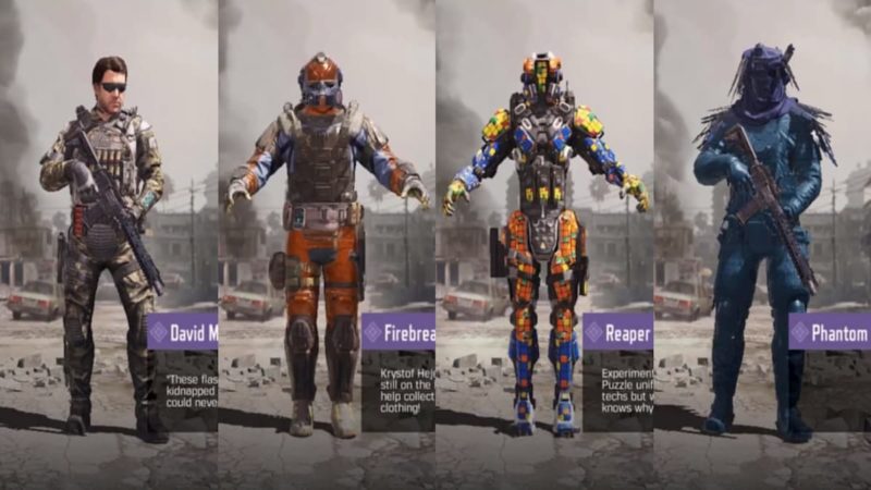 All characters in Call of Duty Mobile - Gamepur