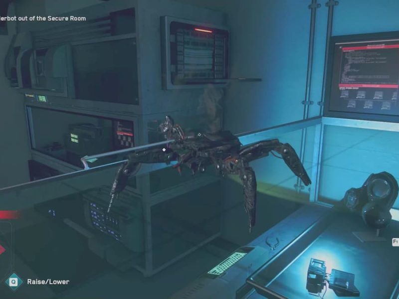 How to navigate the Spider-Bot out of the secure room in Digging Up the ...