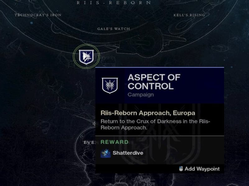 Aspect of Control quest guide - Destiny 2 | Gamepur