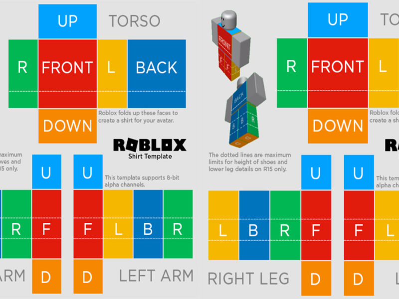 Roblox Shirt Blueprint