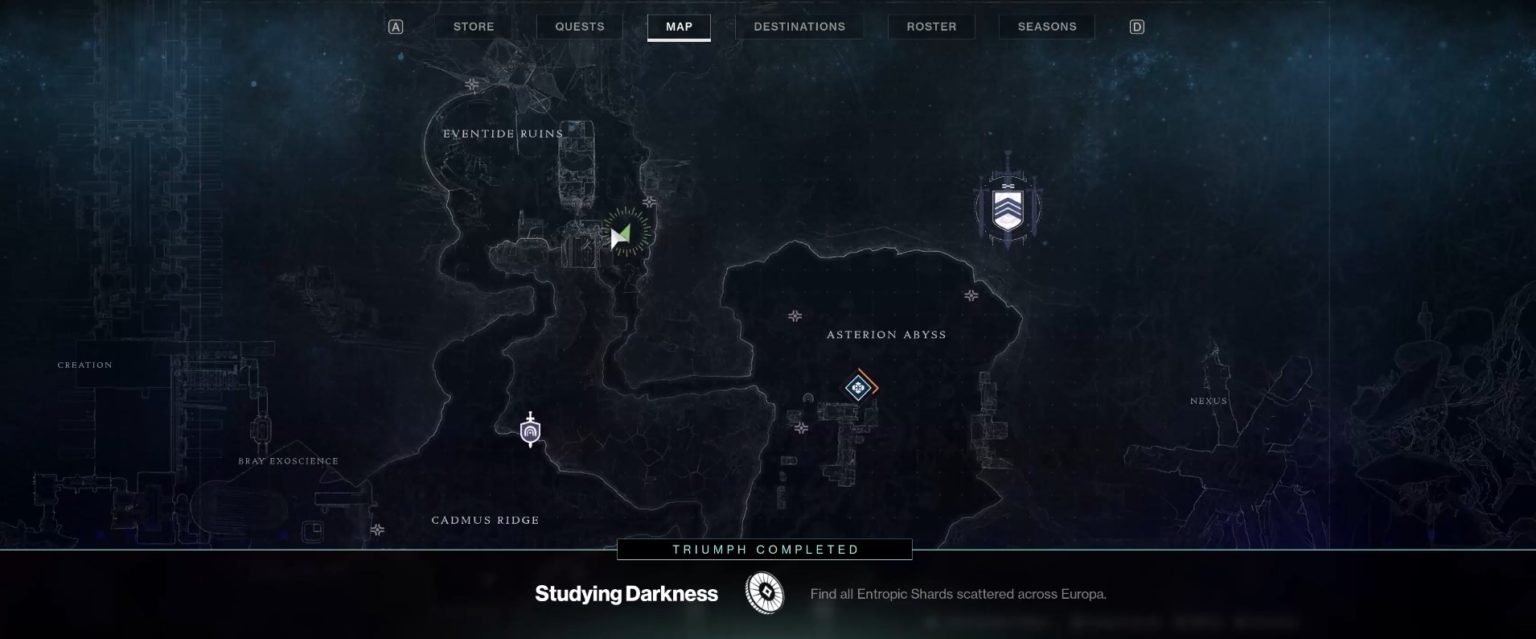 All nine Entropic Shard Locations in Destiny 2 for the Studying ...
