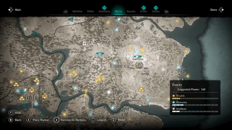 All Hidden Ones bureau locations in Assassin's Creed Valhalla - All ...