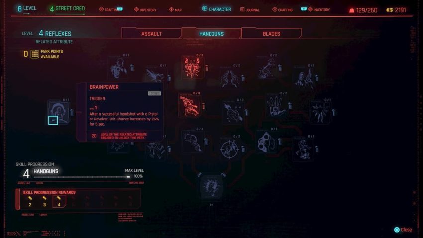 How attributes and perk trees work in Cyberpunk 2077 | Gamepur
