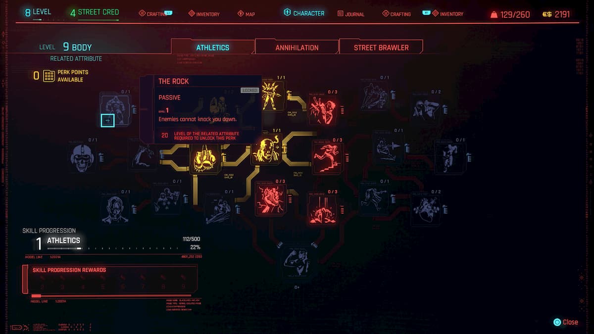 How attributes and perk trees work in Cyberpunk 2077 - Gamepur