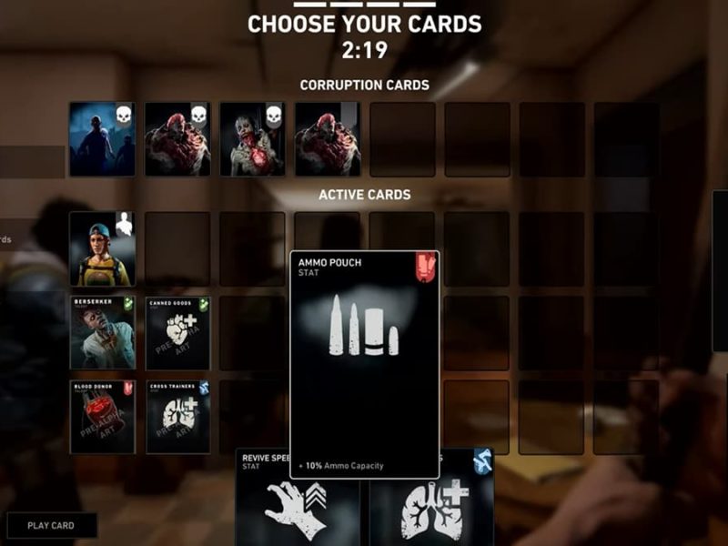 What is the Card System in Back 4 Blood? | Gamepur