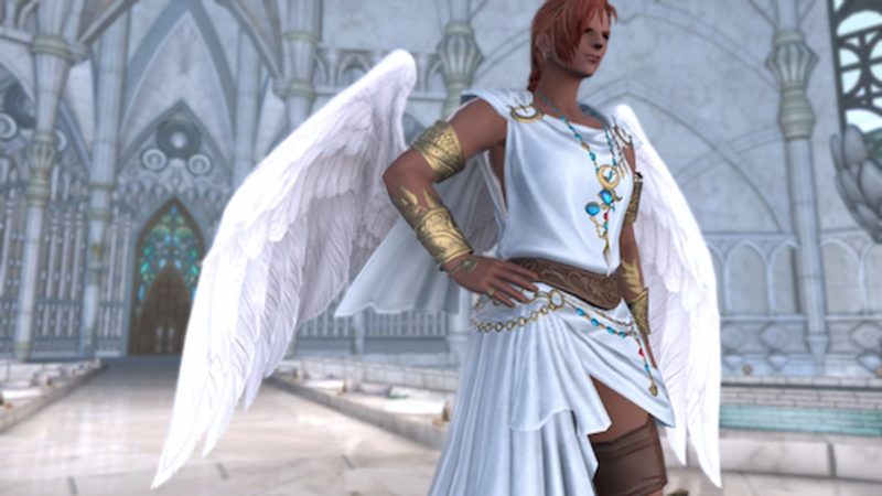 Where to get the Angel Wings fashion accessory in Final Fantasy XIV ...