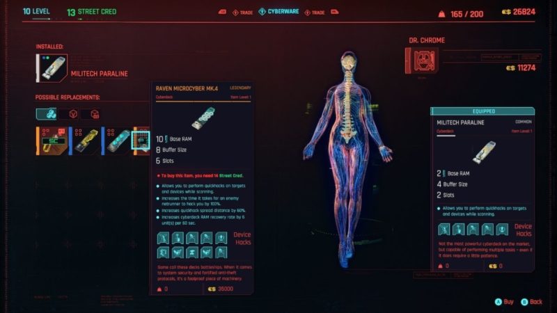 How to get more RAM units in Cyberpunk 2077 - Gamepur