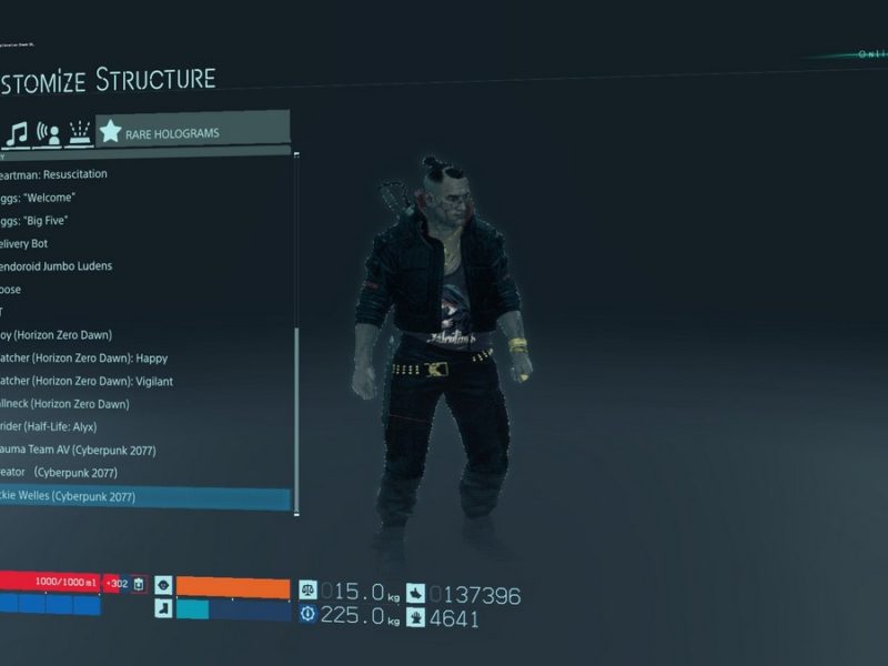 Where to find every Cyberpunk 2077 item in Death Stranding PC | Gamepur