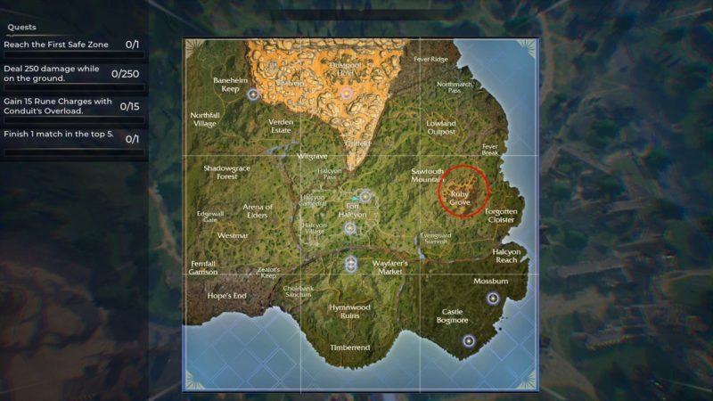 The best spots to drop in Spellbreak Season 1 - Gamepur