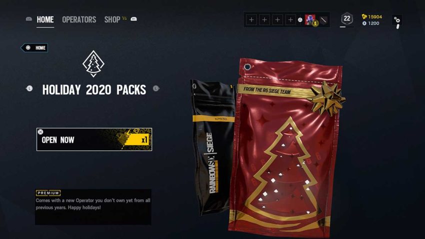 How to get a Holiday 2020 Pack in Rainbow Six Siege - Gamepur