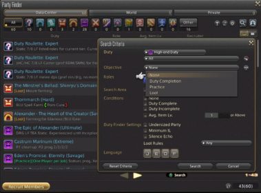 How to use the Party Finder in Final Fantasy XIV - Gamepur