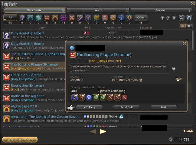 How to use the Party Finder in Final Fantasy XIV | Gamepur
