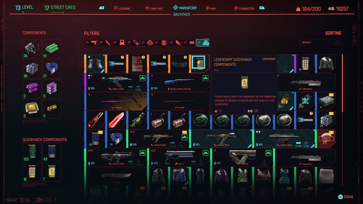 How to craft legendary quickhacks in Cyberpunk 2077 - Gamepur