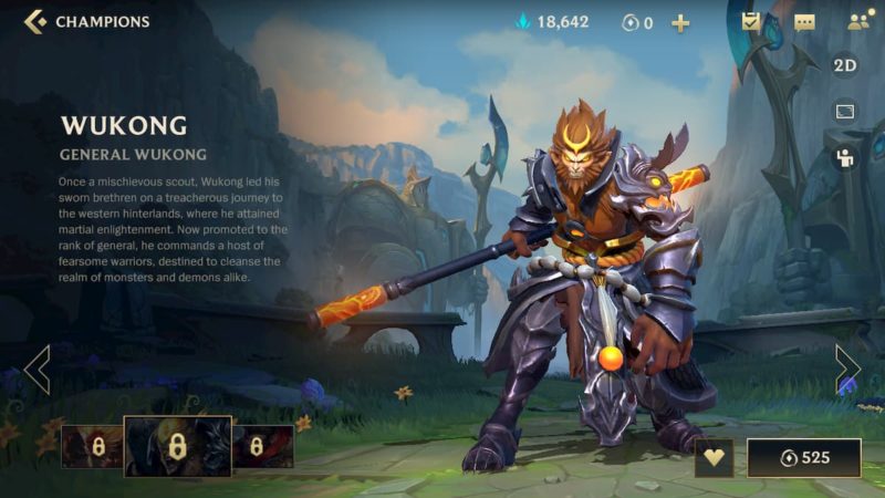 League of Legends: Wild Rift Wukong: ability, cost, build, and skins ...