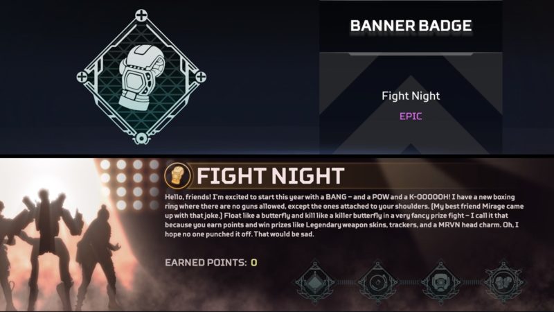 All Prize Tracker rewards for the Fight Night Collection Event in Apex ...
