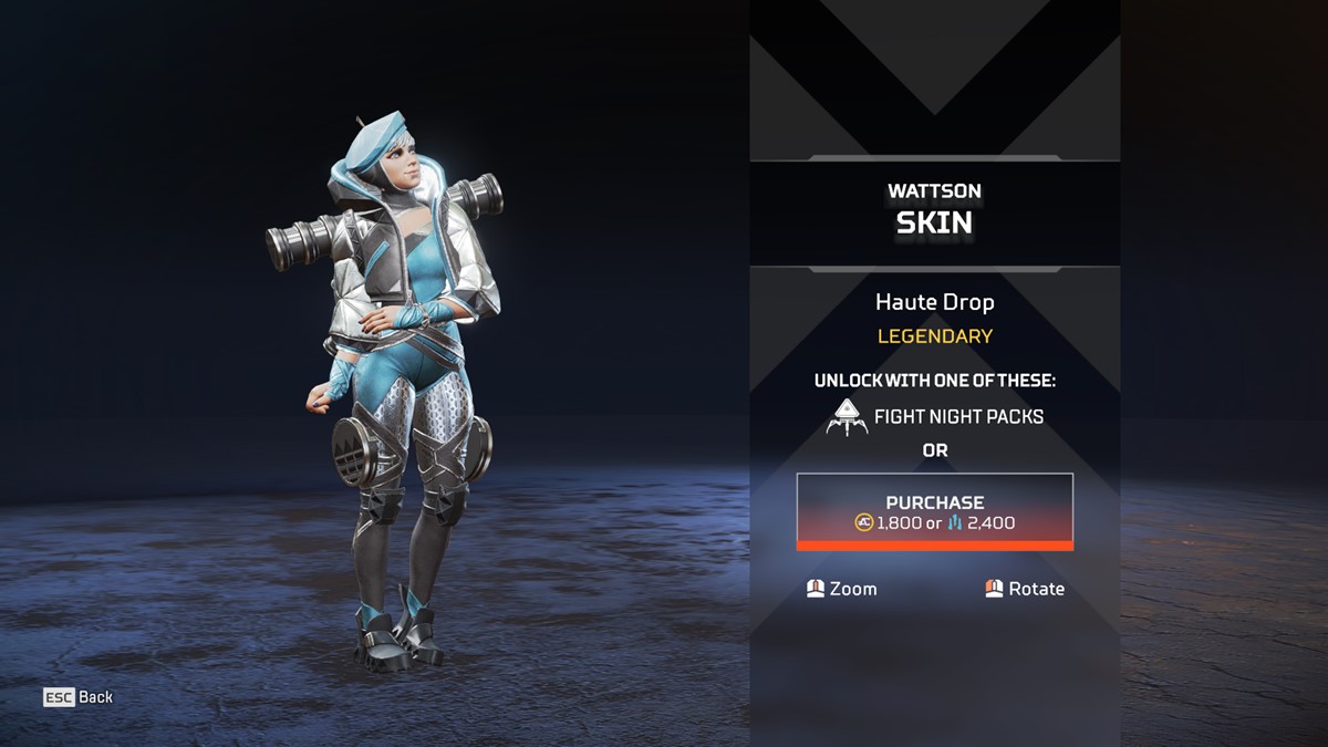 All Legend skins for the Fight Night Collection Event in Apex Legends ...