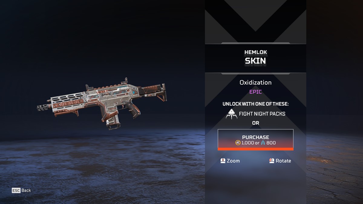 Best weapon skins and other cosmetics for the Fight Night Collection ...