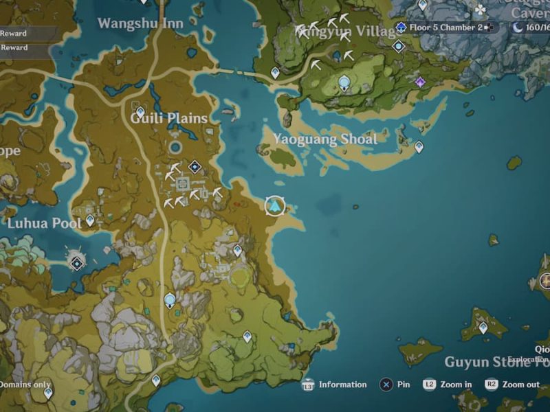 Special Treasure 2 Location Yaoguang Shoal - Genshin Impact Lost Riches ...