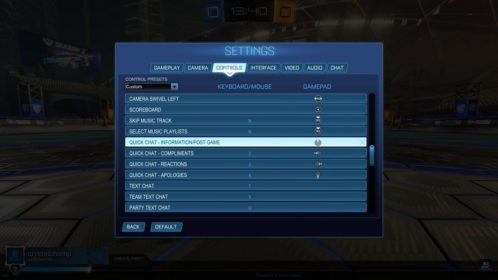 How to use Quick Chat in Rocket League - Gamepur