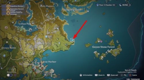 Five Flushes of Fortune Day Two - Genshin Impact - Where to find a blue ...