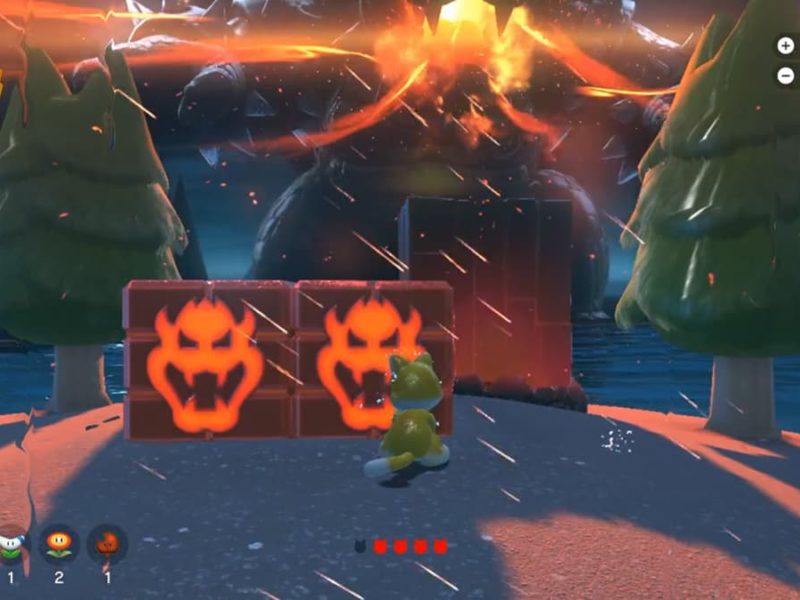 How to destroy Bowser blocks in Super Mario 3D World + Bowser's Fury ...
