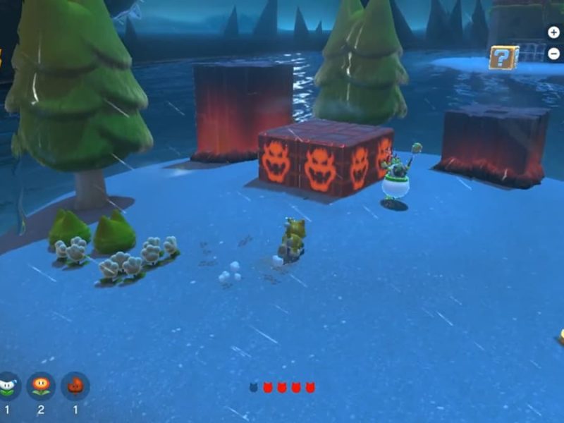 How to destroy Bowser blocks in Super Mario 3D World + Bowser's Fury ...