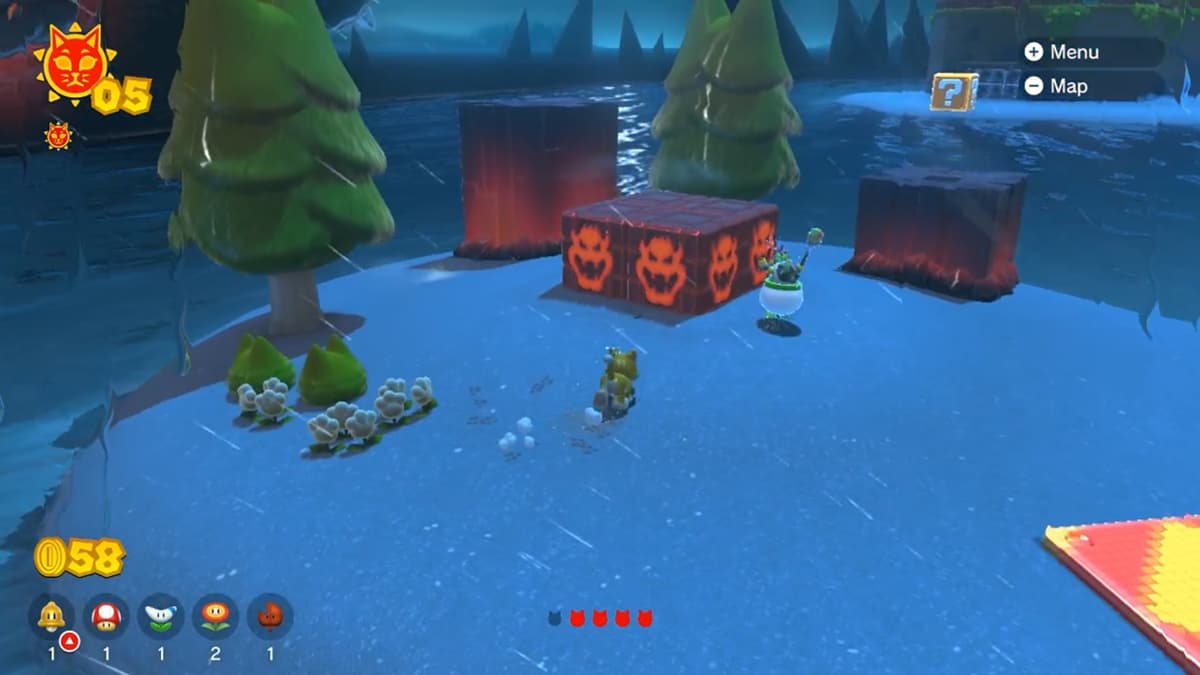 How to destroy Bowser blocks in Super Mario 3D World + Bowser's Fury ...