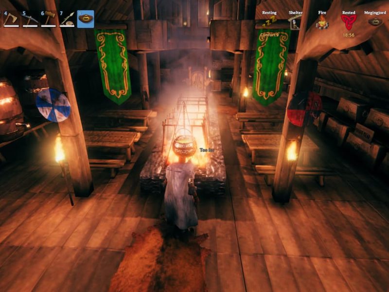 How to build a hearth and place it in Valheim | Gamepur