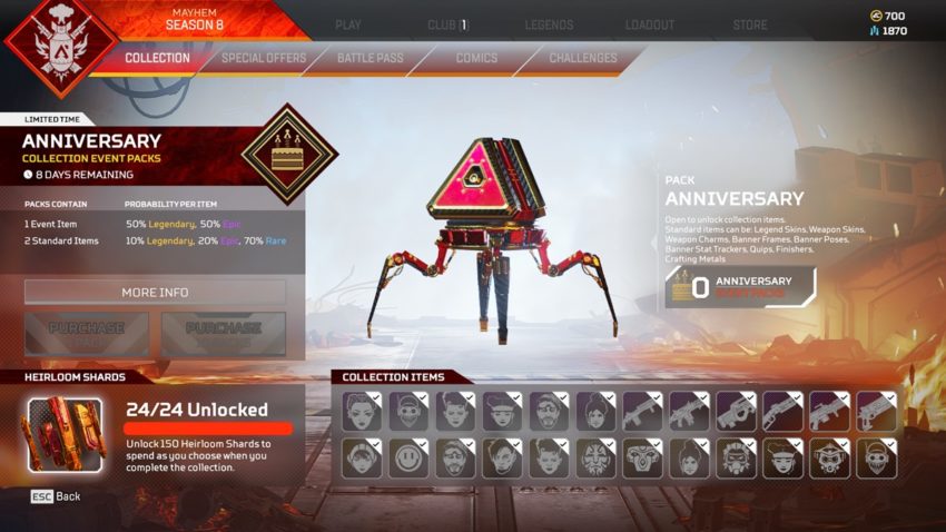 How to get Heirloom Shards in Apex Legends | Gamepur
