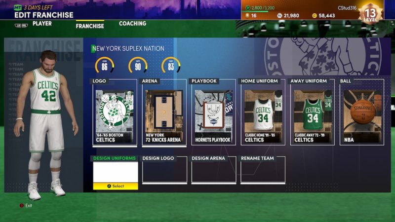NBA 2K21: How to design a logo and uniforms in MyTeam - Gamepur