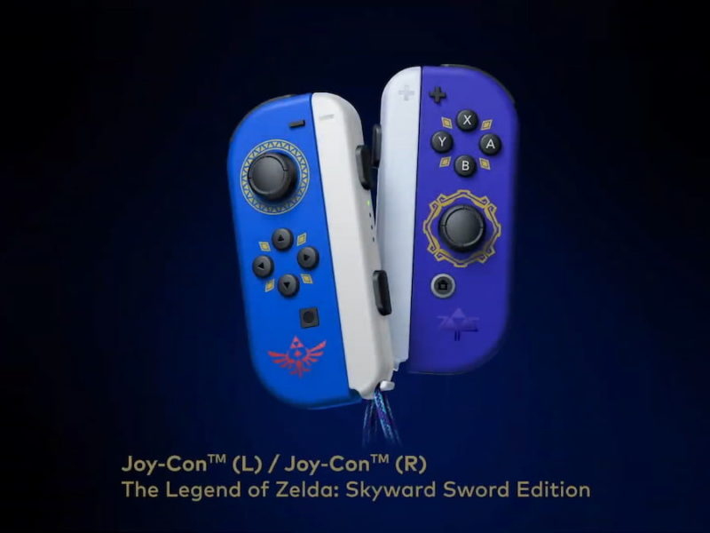 The Legend Of Zelda Skyward Sword Getting Hd Remaster Themed Joy Cons