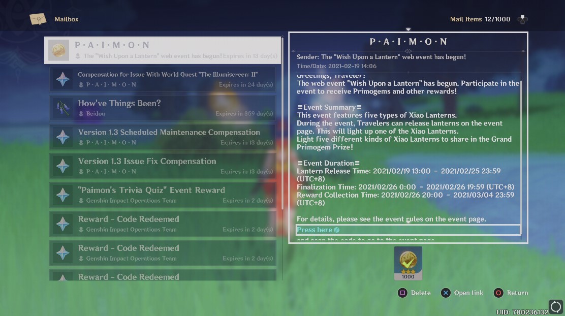 How to scan QR code in Genshin Impact for the 'Wish Upon a Lantern ...