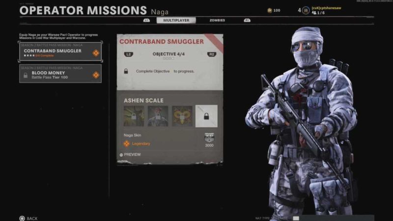 How to complete Naga's Operator Missions and unlock Legendary skins in ...