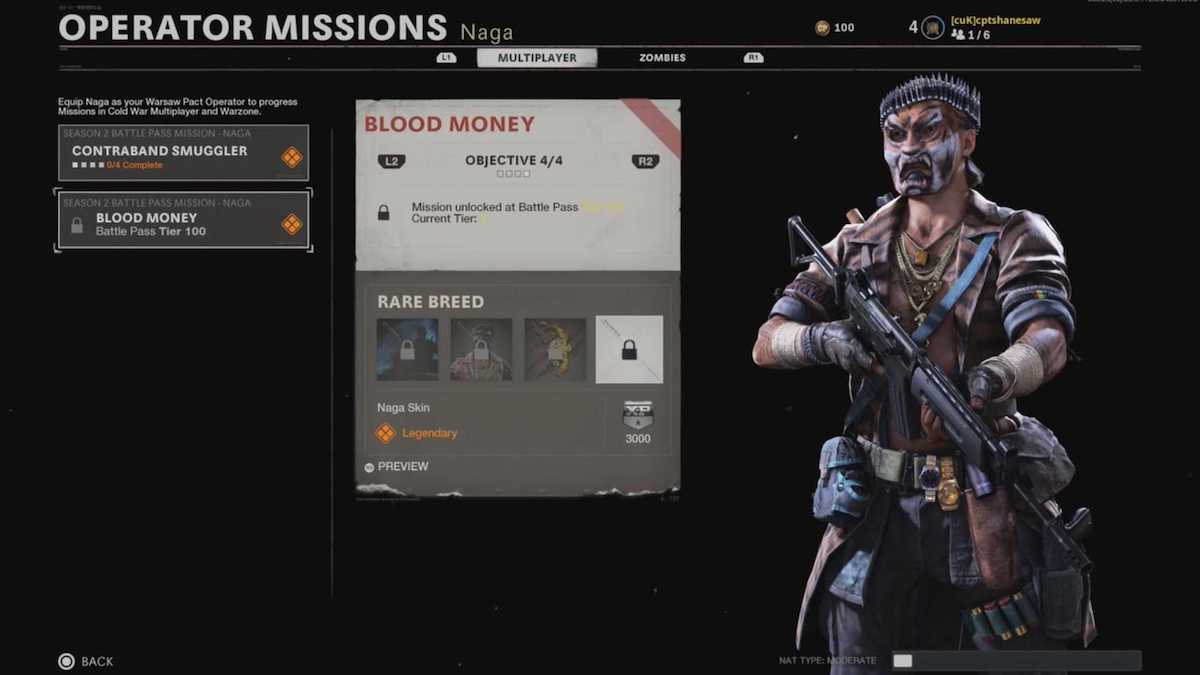 How to complete Naga's Operator Missions and unlock Legendary skins in Call of Duty: Black Ops ...