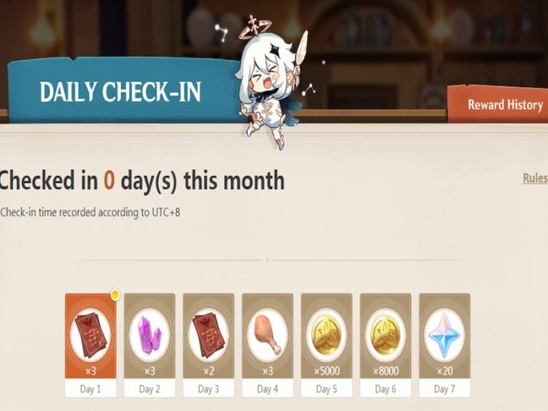 How to claim Genshin Impact daily check-in rewards on HoYoLab | Gamepur