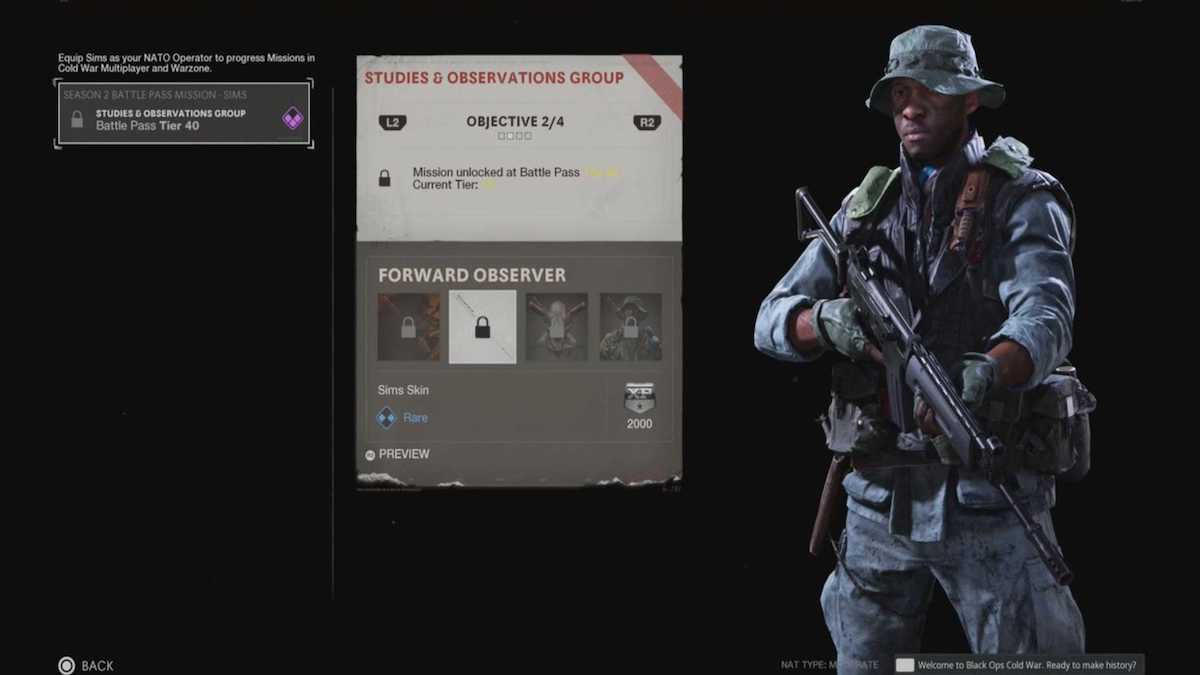 How to complete the Studies & Observations Group Operator Mission for Sims in Call of Duty ...